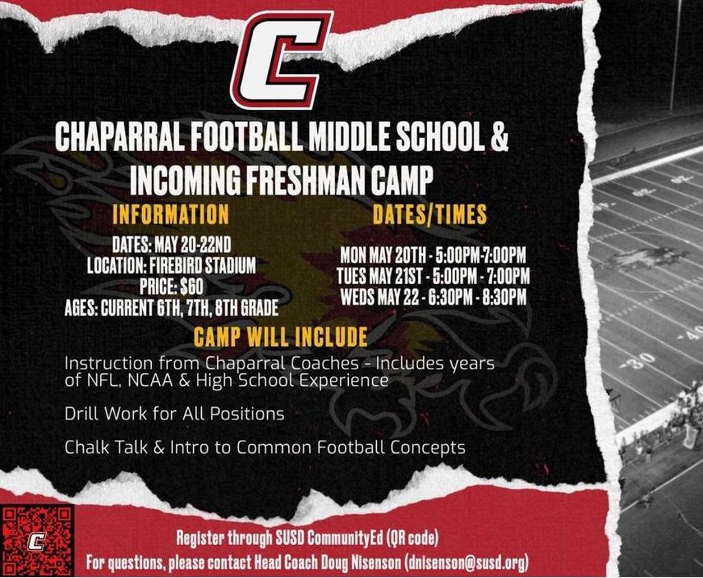 Chaparral Firebirds Football