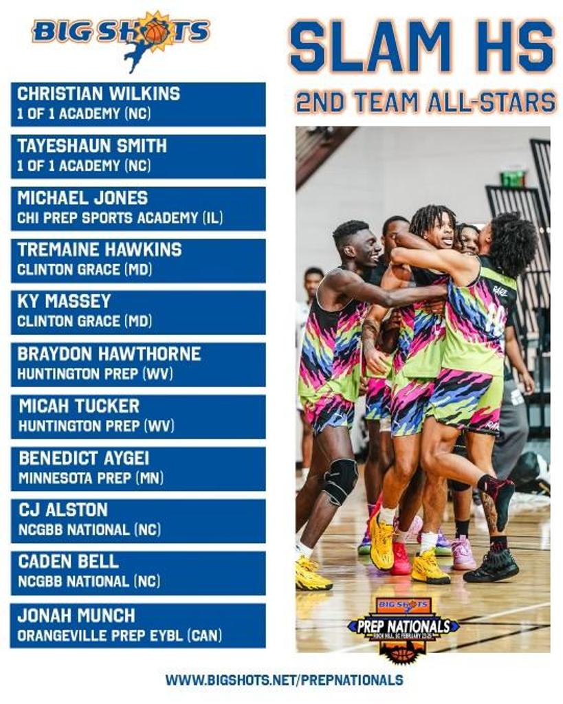 BIG SHOTS PREP NATIONALS Slam High School All Stars