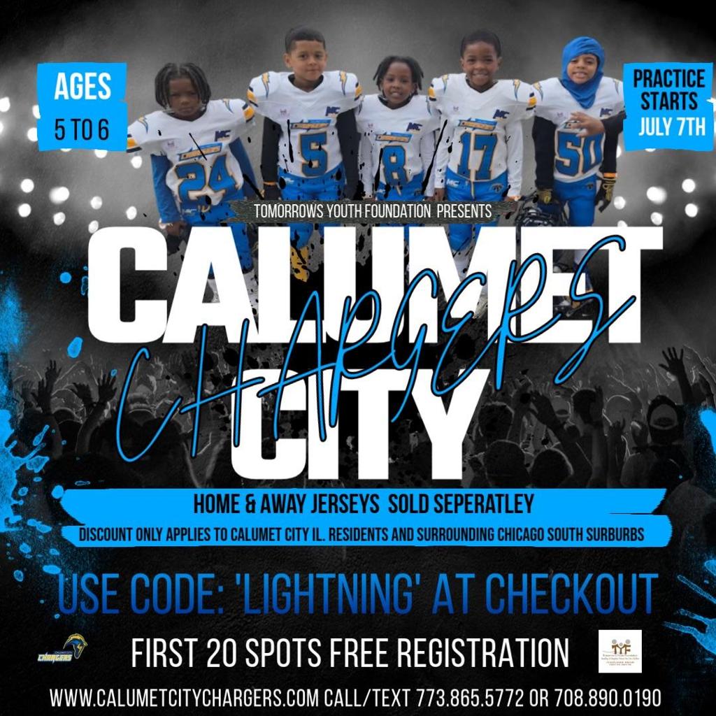 Welcome | 2025 Calumet City Chargers Fall Football and Cheer Online ...
