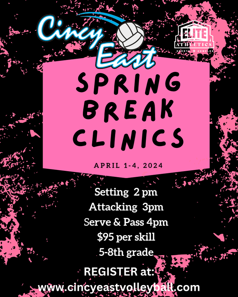 Welcome | Spring Break Volleyball Skills Clinics | Cincy East ...