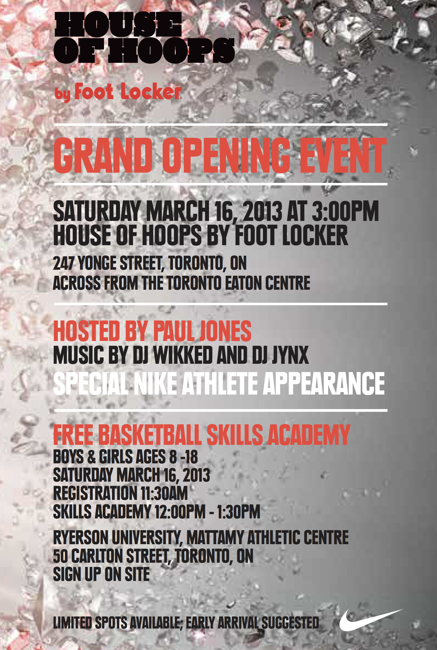 Nike & Footlocker House of Hoops Skills Clinic