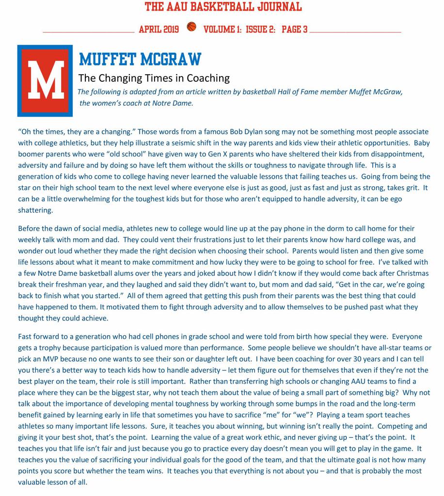 The AAU Basketball Journal - Volume 1: Issue 2