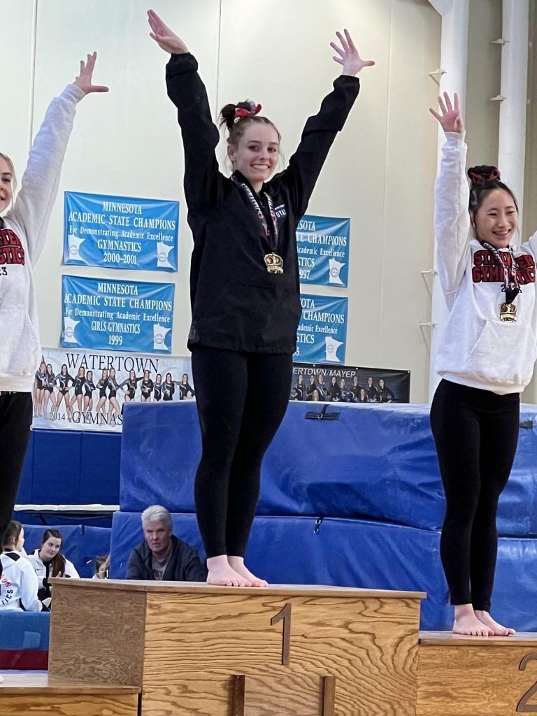 Reagan Kelley is All-Around Champ in Home Gymnastics Meet