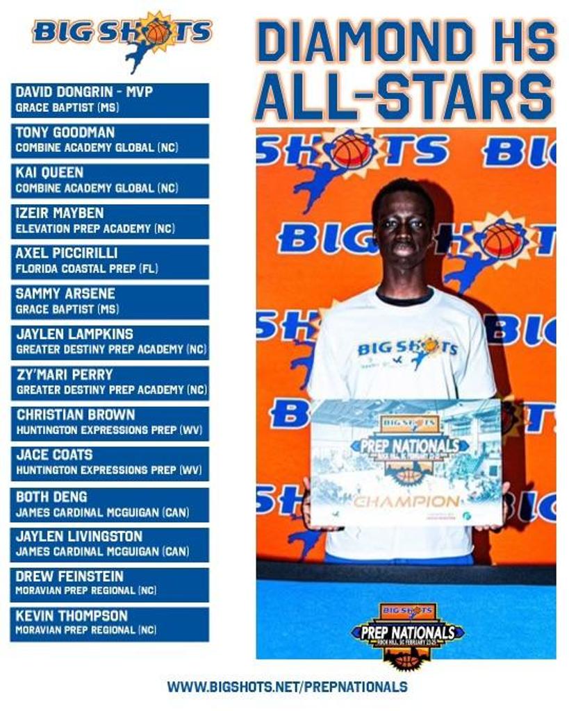 BIG SHOTS PREP NATIONALS Diamond High School All Stars