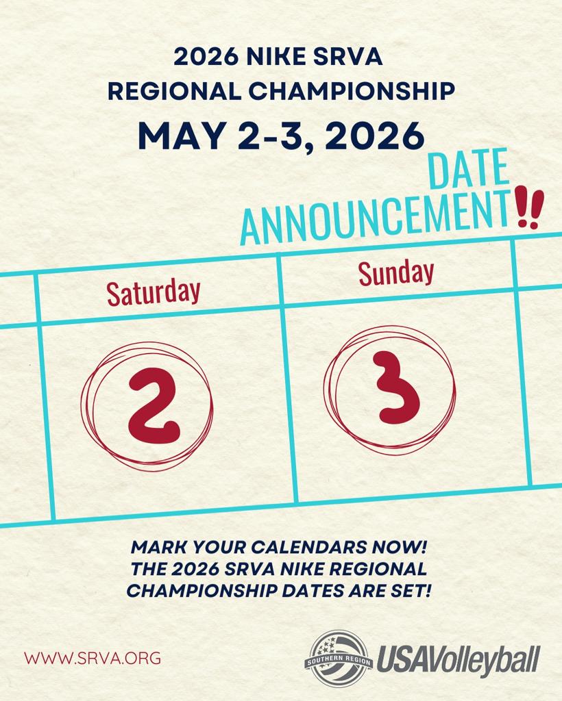 2026-SRVA - Regionals May 2nd & 3rd