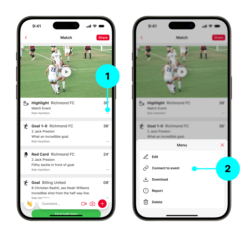 Connecting Highlights and Match Events