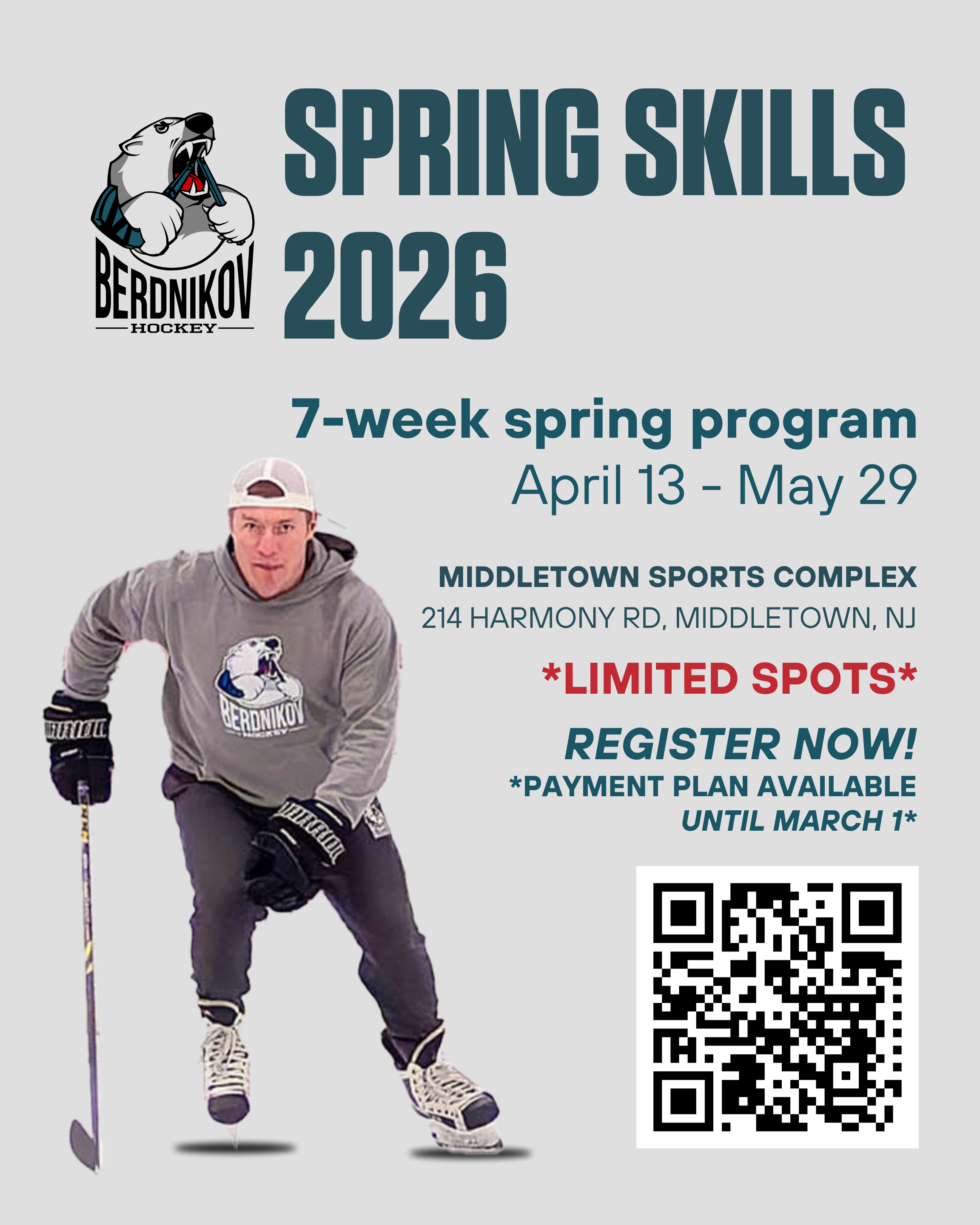 Welcome | Berdnikov Spring Skills 2026 | Middletown Sports Complex