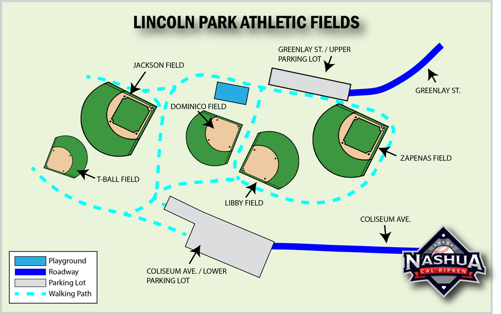 Playing Field Addresses and Details