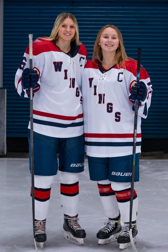 AC Wings Girls High School Hockey Captains