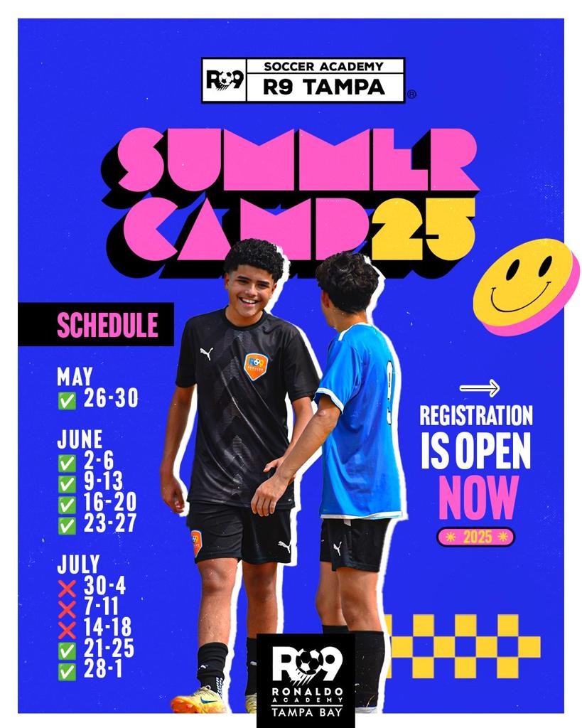 Welcome | Summer Camp 2025 - Week | Ronaldo Academy Tampa