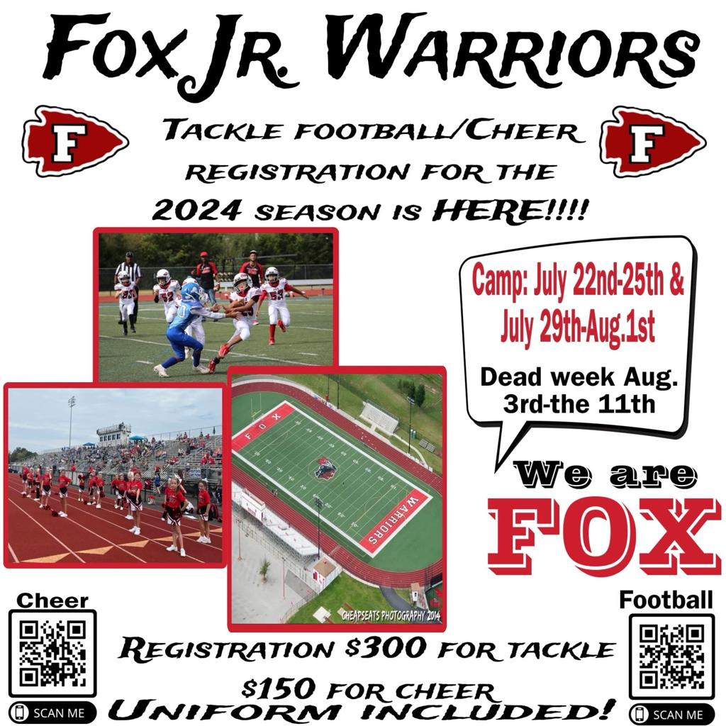 Fox Jr. Warriors Cheerleading