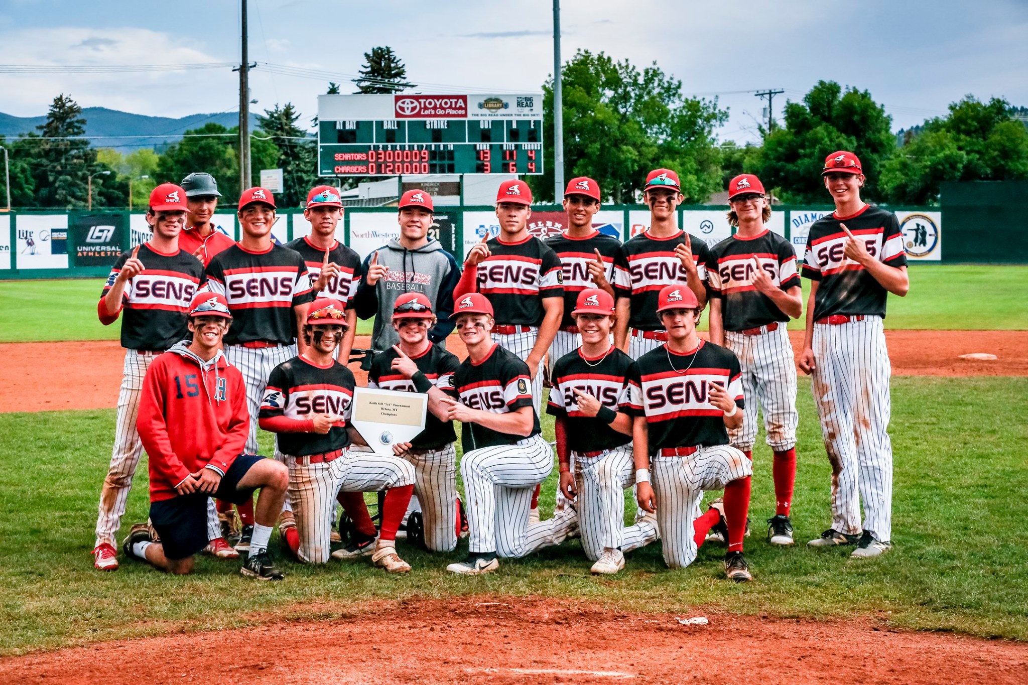Senators win Keith Sell