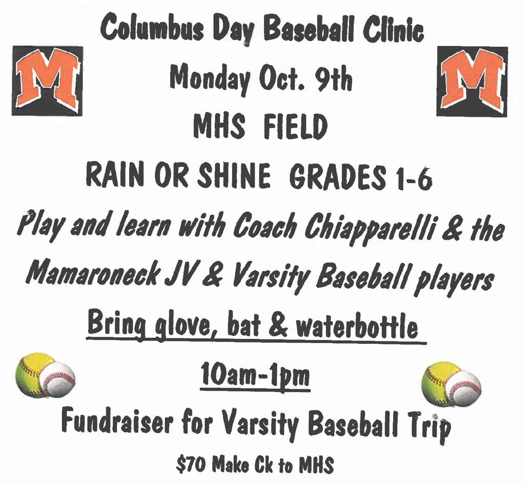 TWO Clinics Over Columb/Indig Peoples Day Weekend