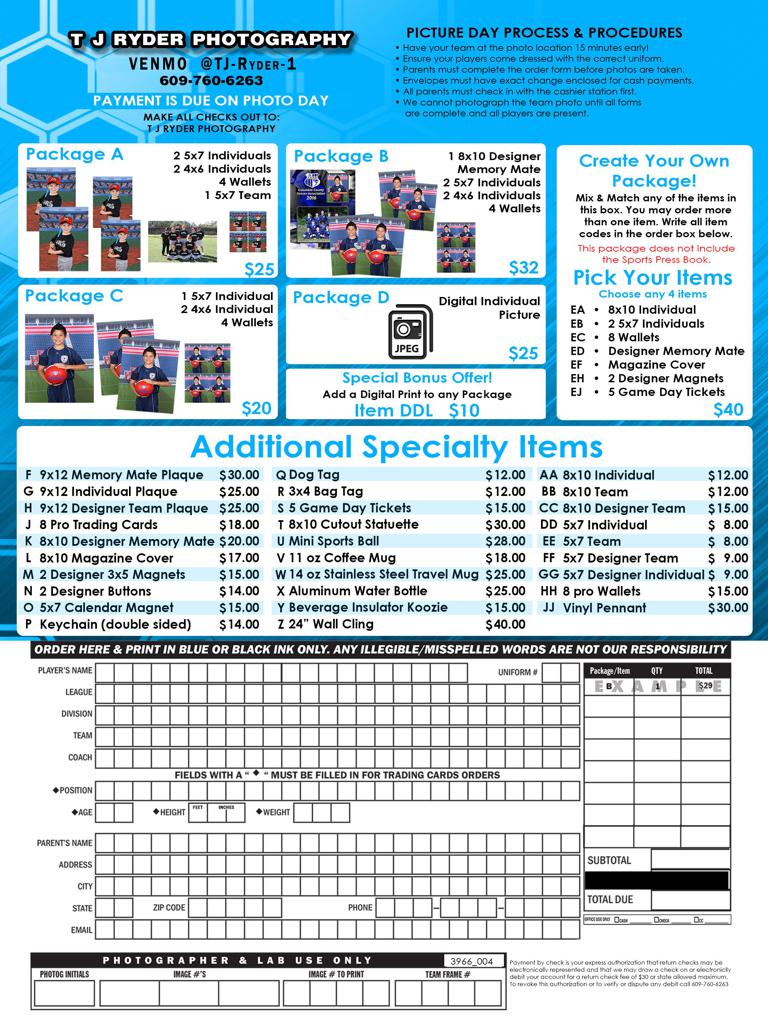 Photo Day for Rec Players Kicks Off May 15!