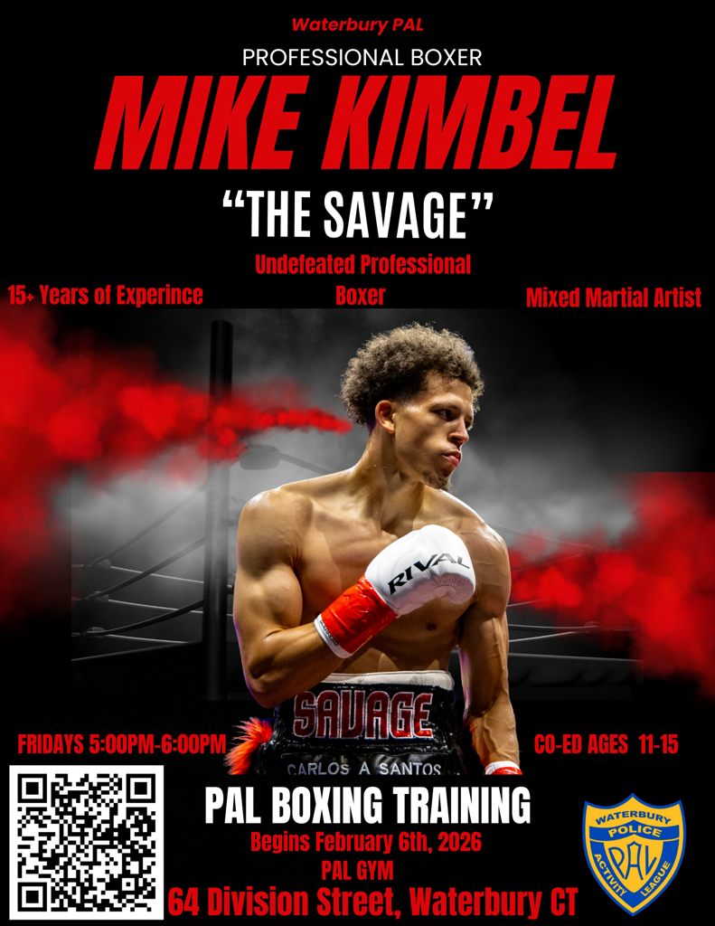 Welcome | Waterbury PAL Boxing Clinics 2026 | Waterbury Police Activity ...