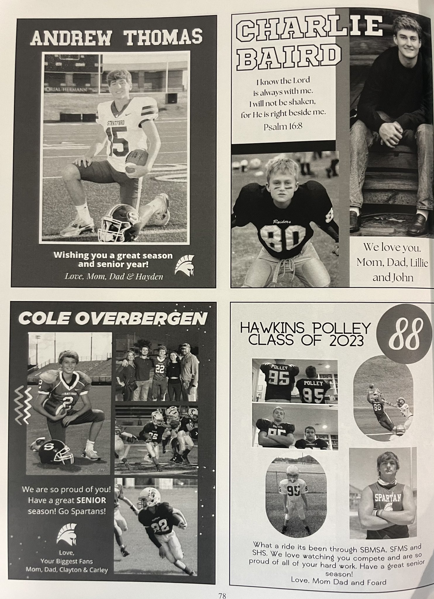 Purchase an ad in the SBISD Football Program