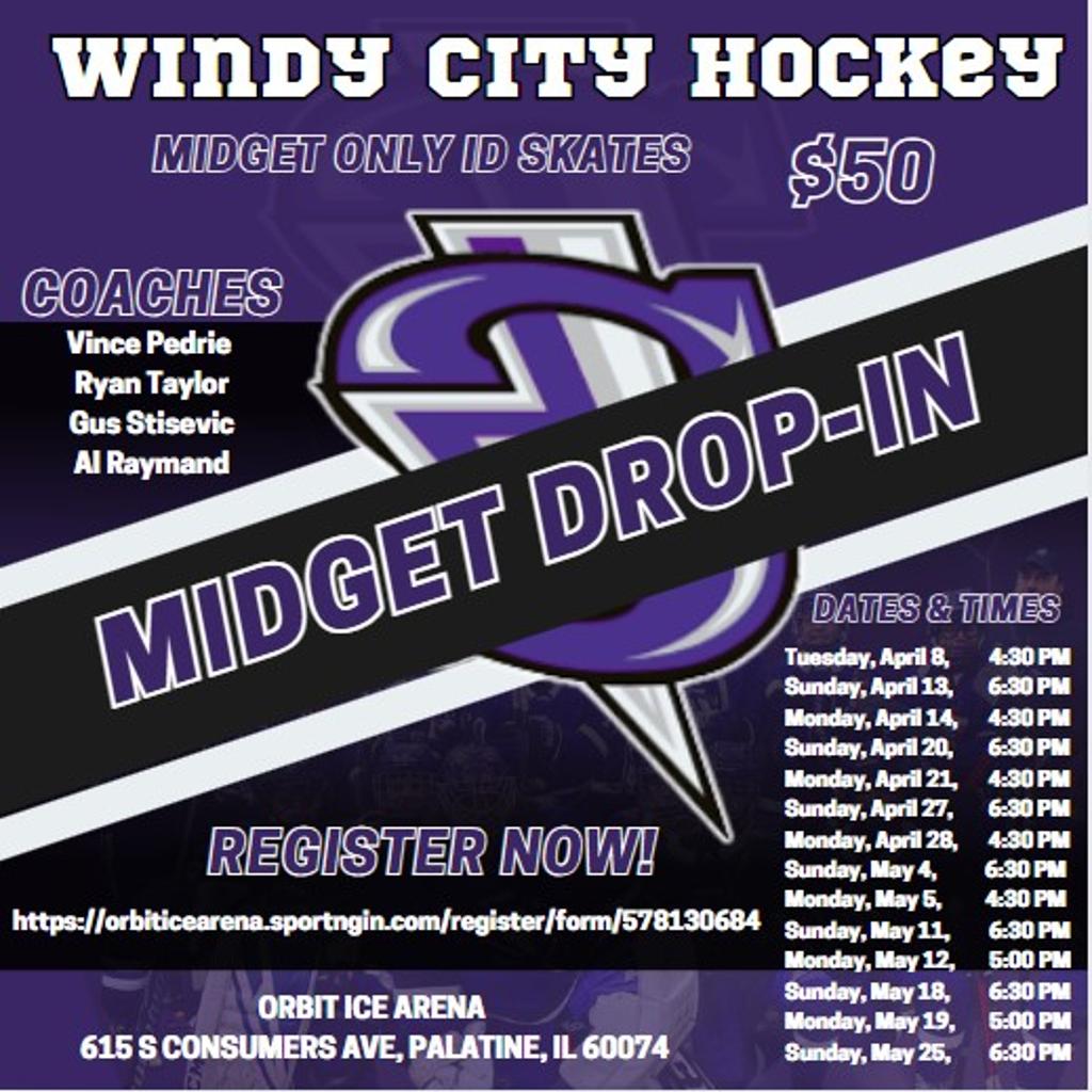 Welcome | Midget Drop-In | Orbit Ice Arena