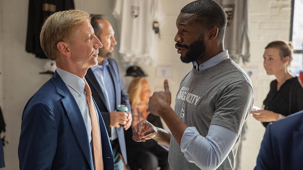 Legion FC’s Styslinger Meets Challenge, Boosting Local Heathcare Workers