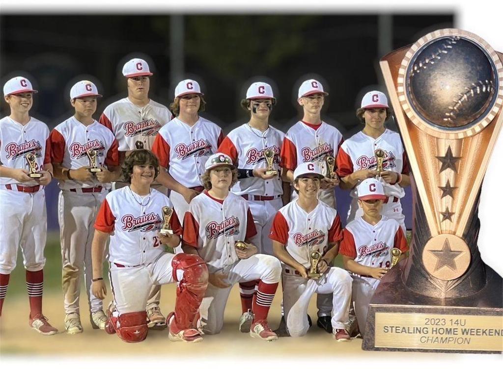 Braves Trophy Case