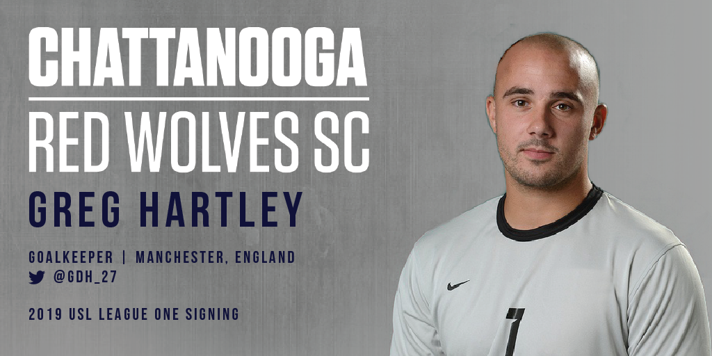 Chattanooga Signs Goalkeeper Greg Hartley