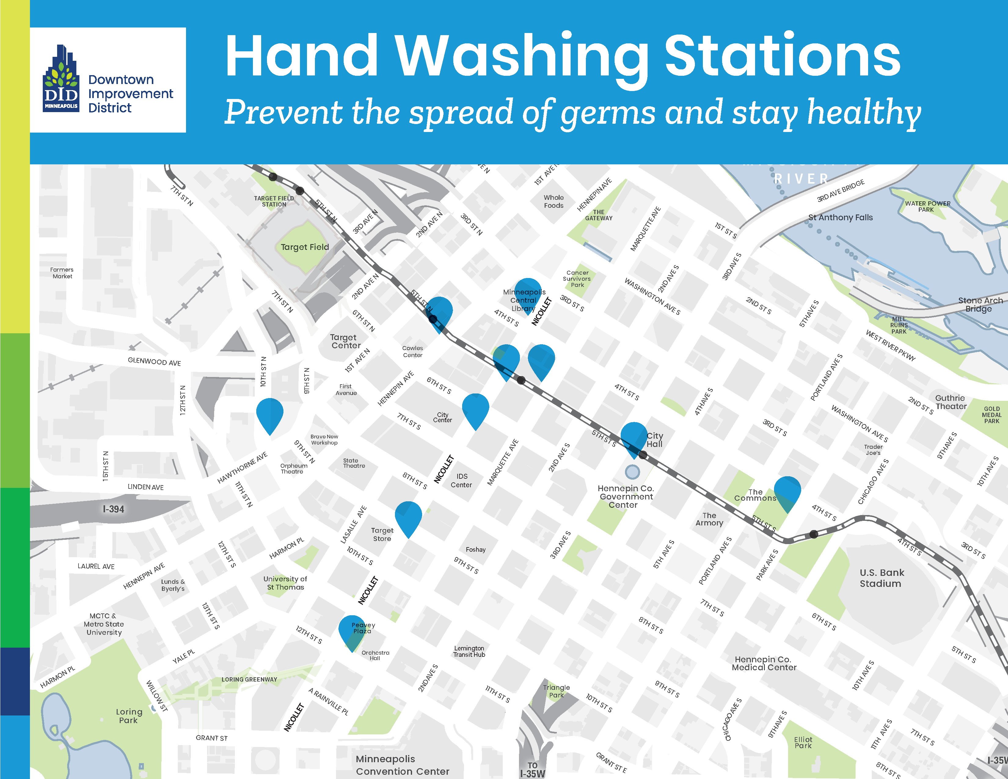 Mpls DID deploys hand washing stations throughout downtown