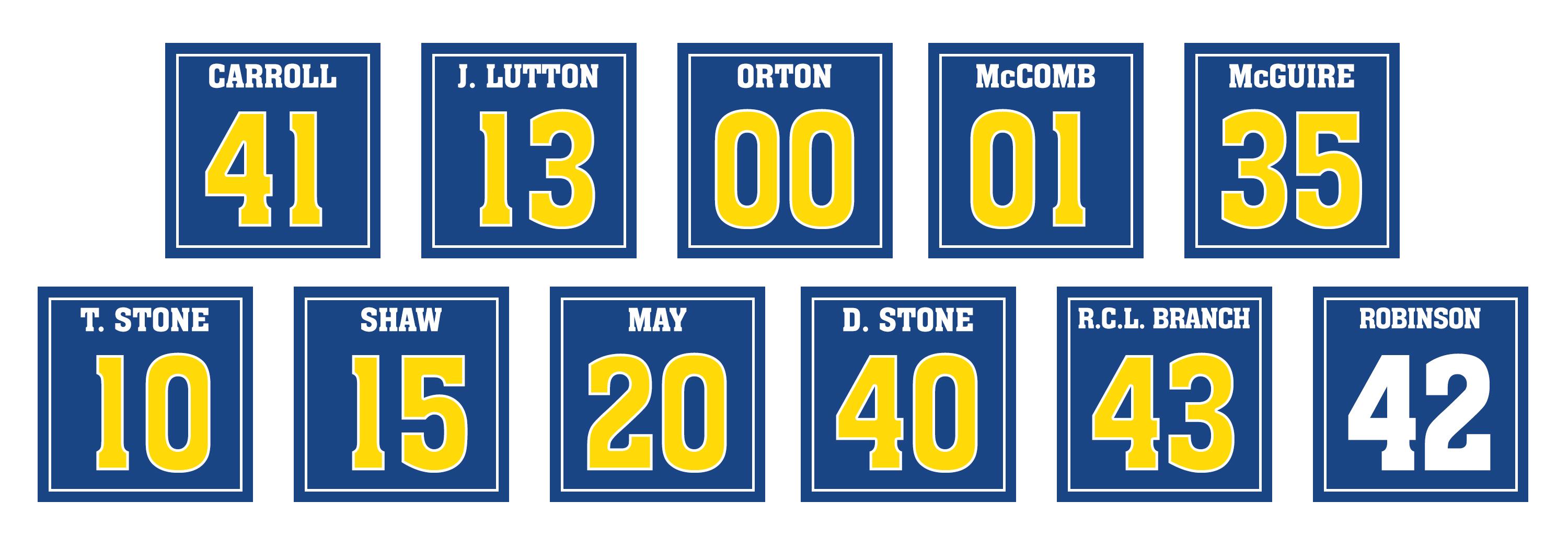 Retired Numbers