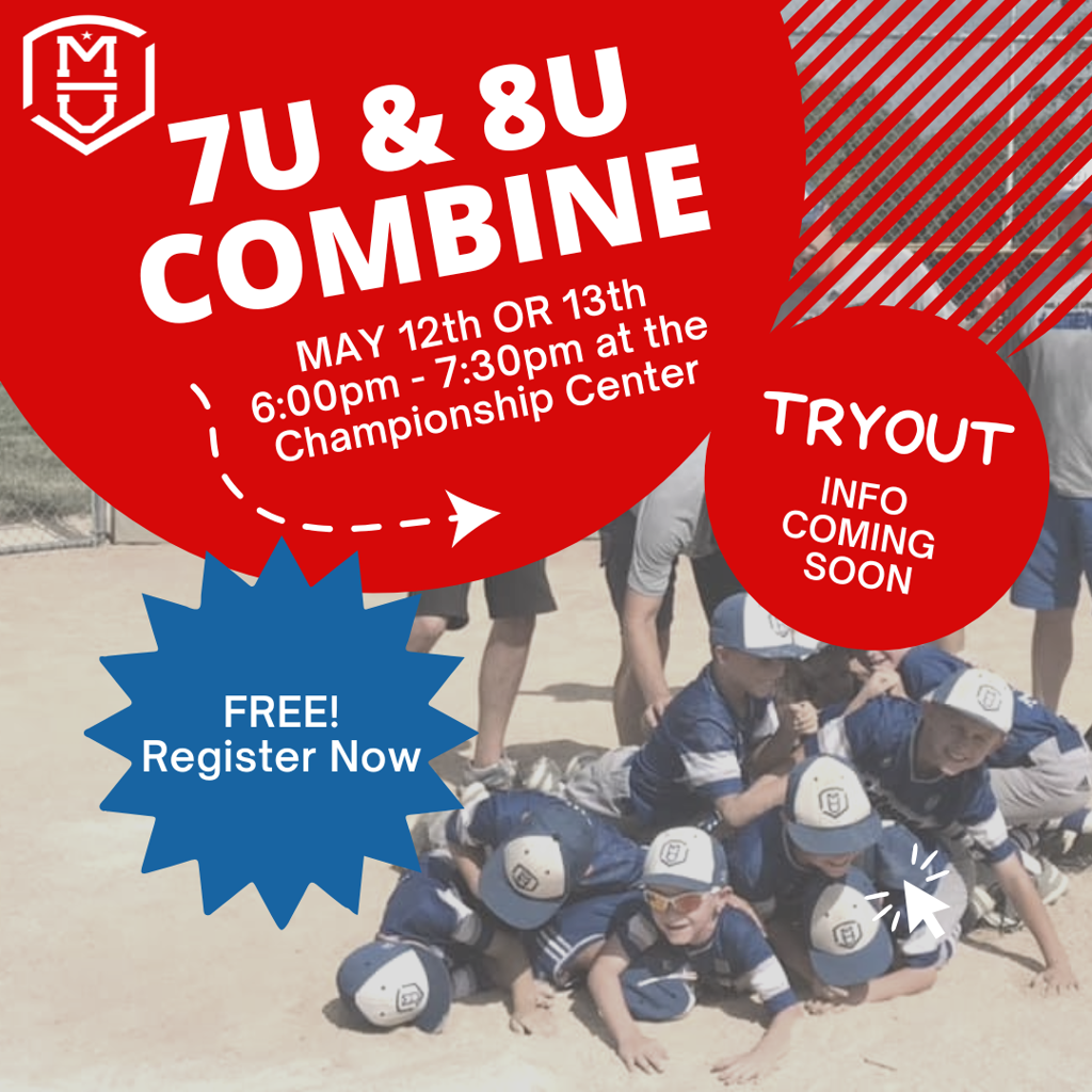 Welcome | 2025 7U / 8U Baseball Combine | Millard United Sports