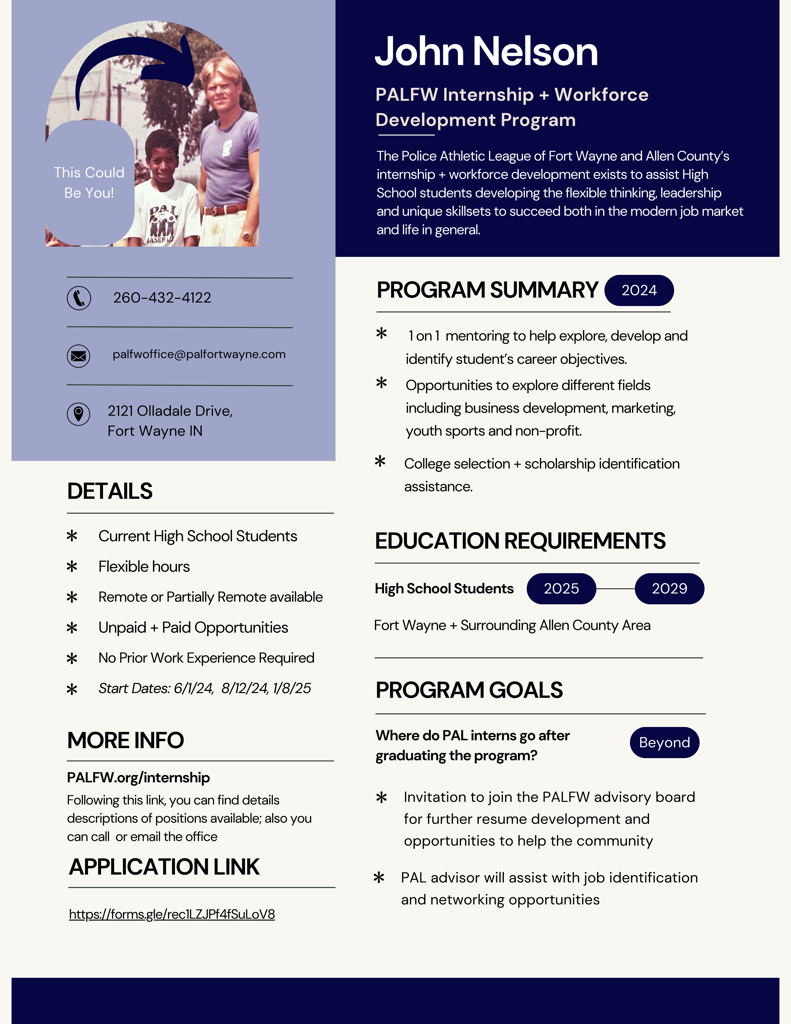 Internship + Workforce Development Program 2024-2025