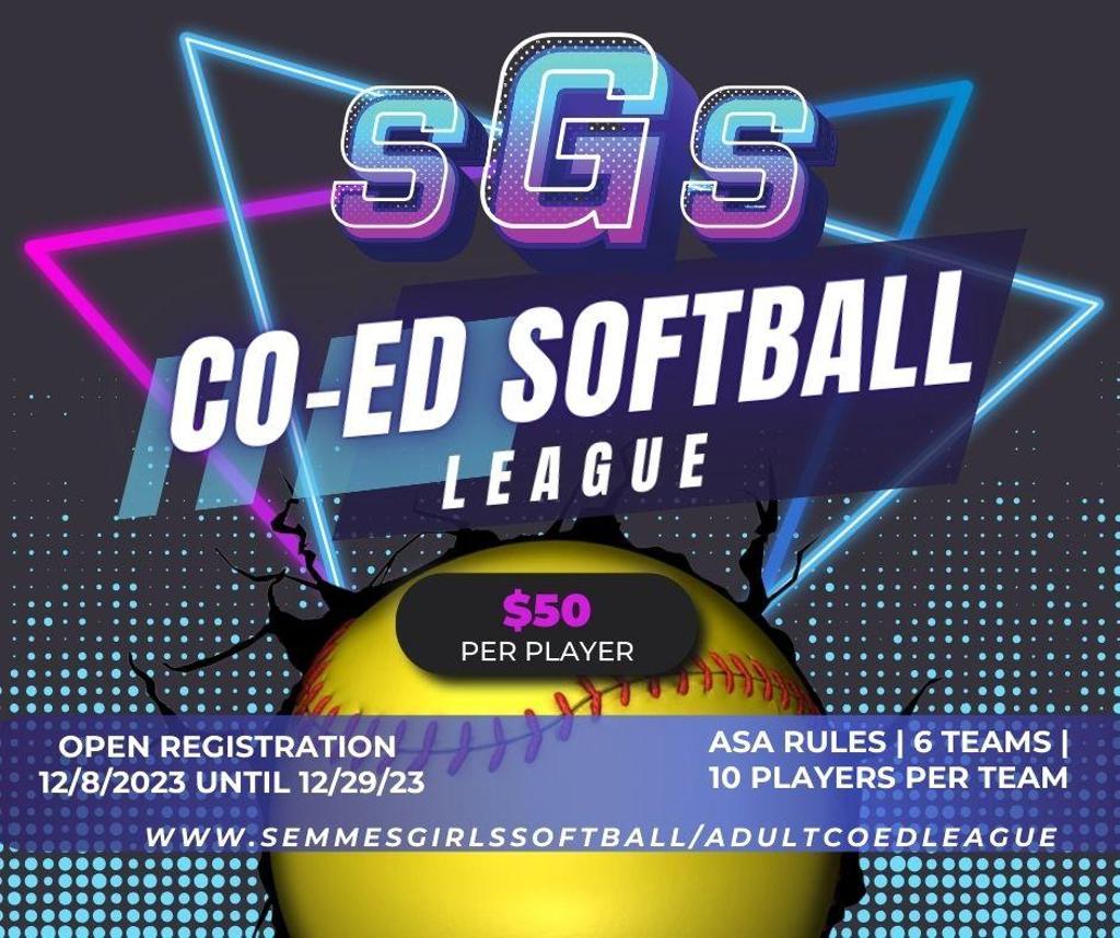 SGS Adult Co-Ed Softball League