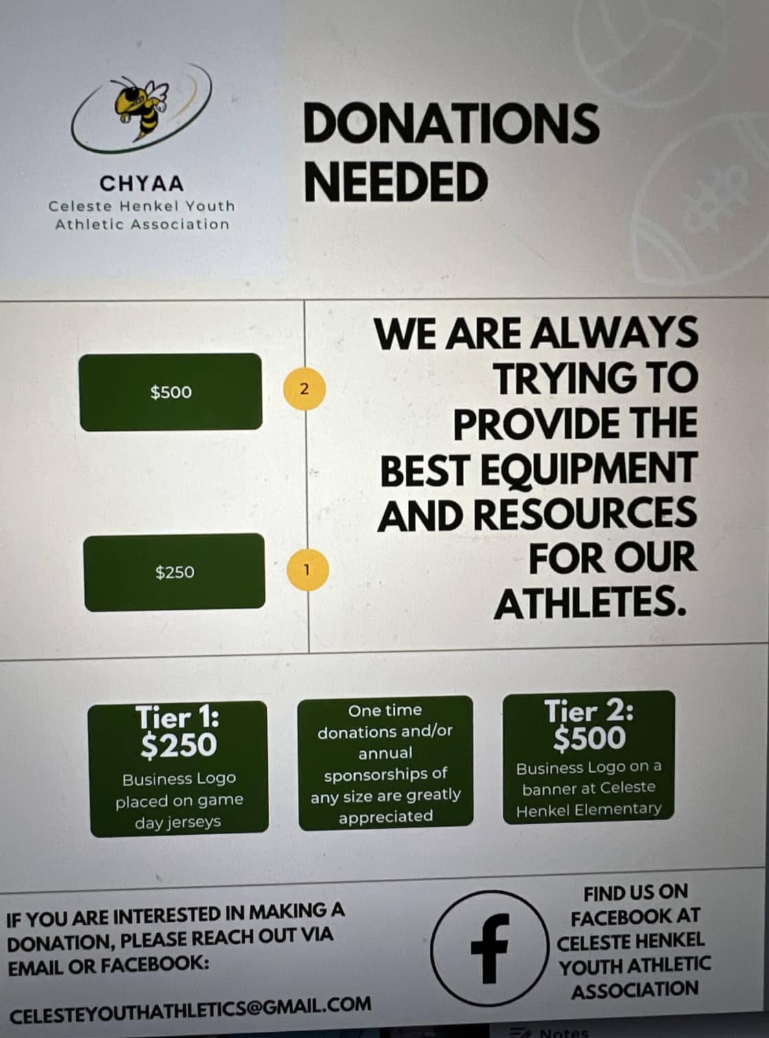 Celeste Henkel Youth Athletics