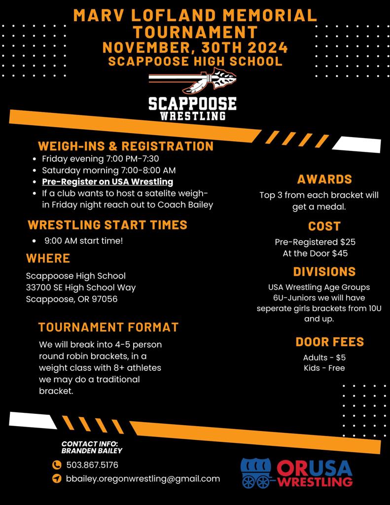 Scappoose Kids Tournament