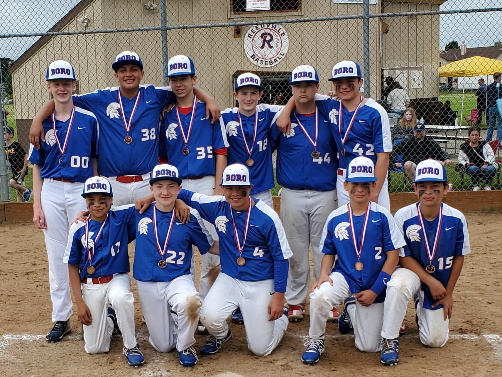 SPARTAN YOUTH BASEBALL TROPHY CASE