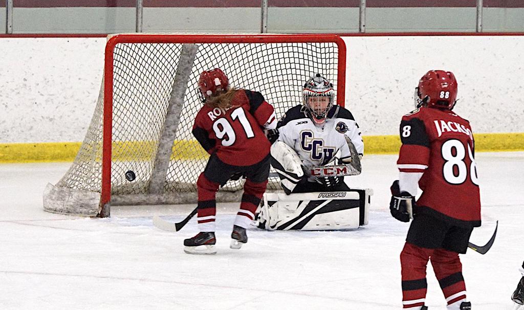 Xander Rojel nets a goal for the Arizona Jr. Coyotes in Friday night's ...