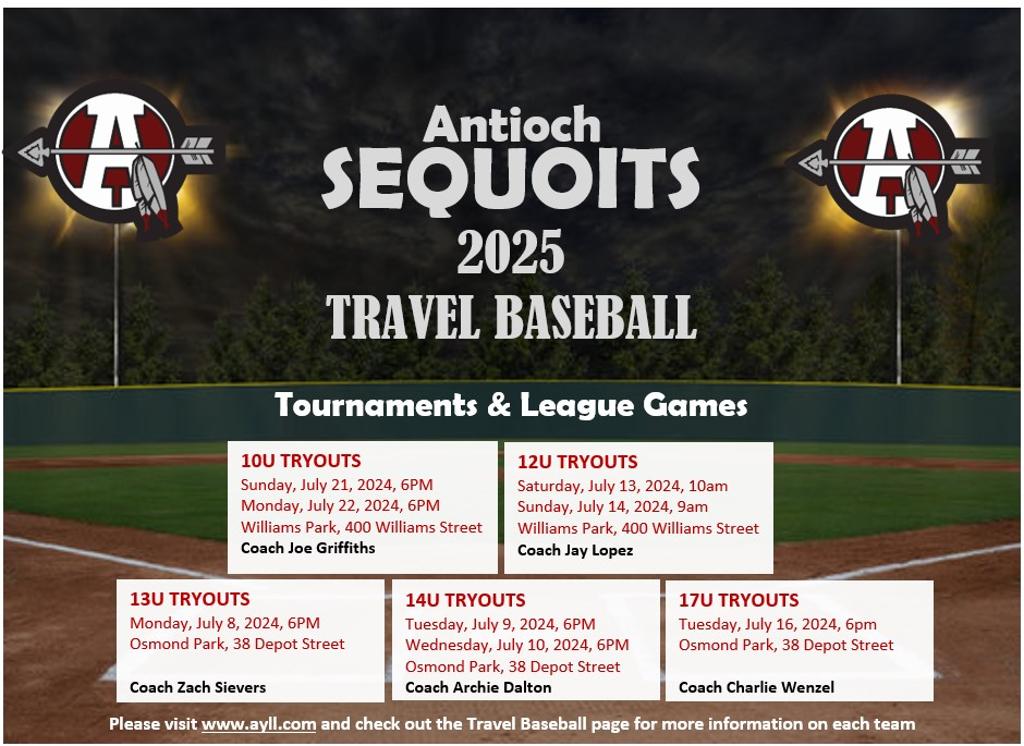 Registration For Travel Baseball