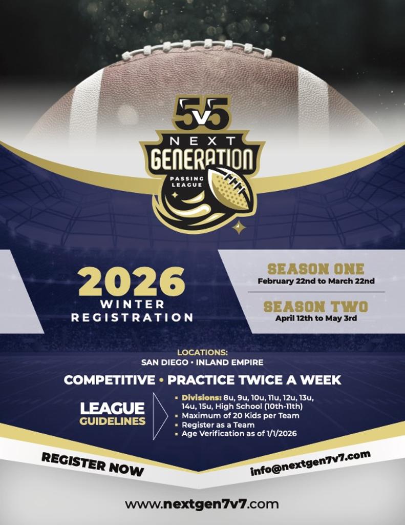 Next Generation 7v7 Registration
