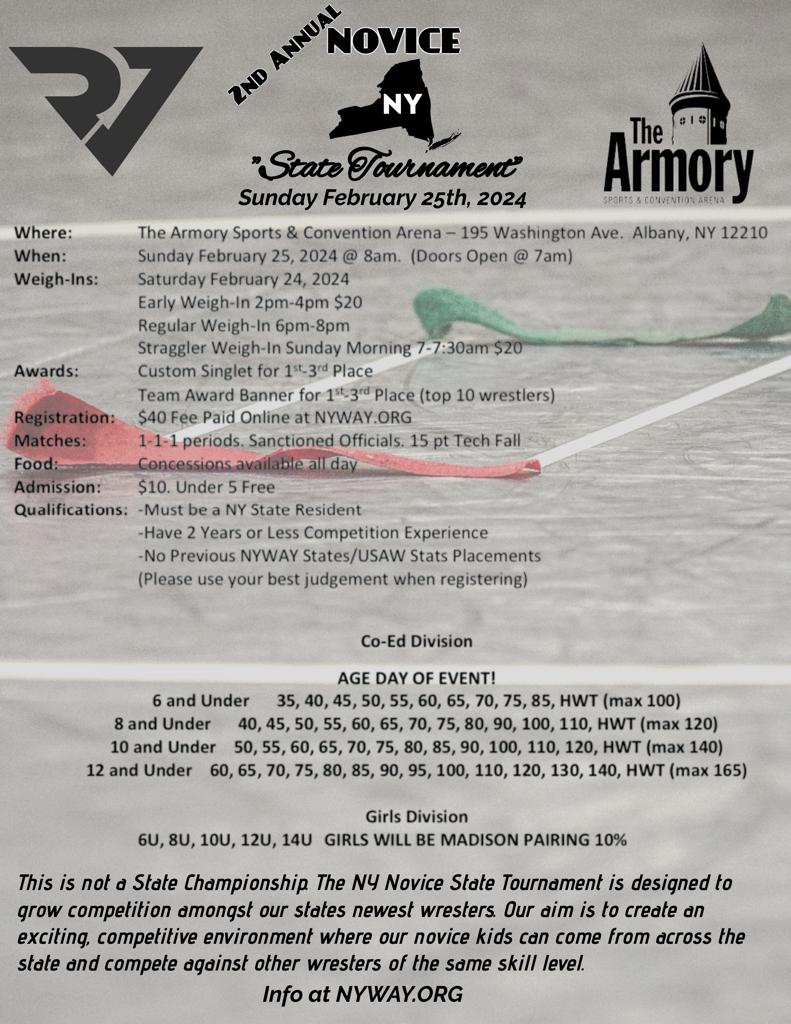 2nd Annual Novice Championship Wrestling Tournament