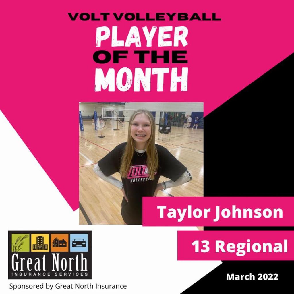 VOLT Players & Coach of the Month