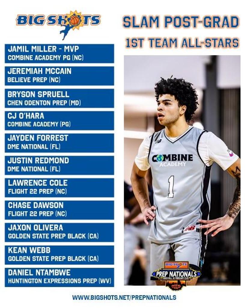 BIG SHOTS PREP NATIONALS Slam Post-Grad All Stars