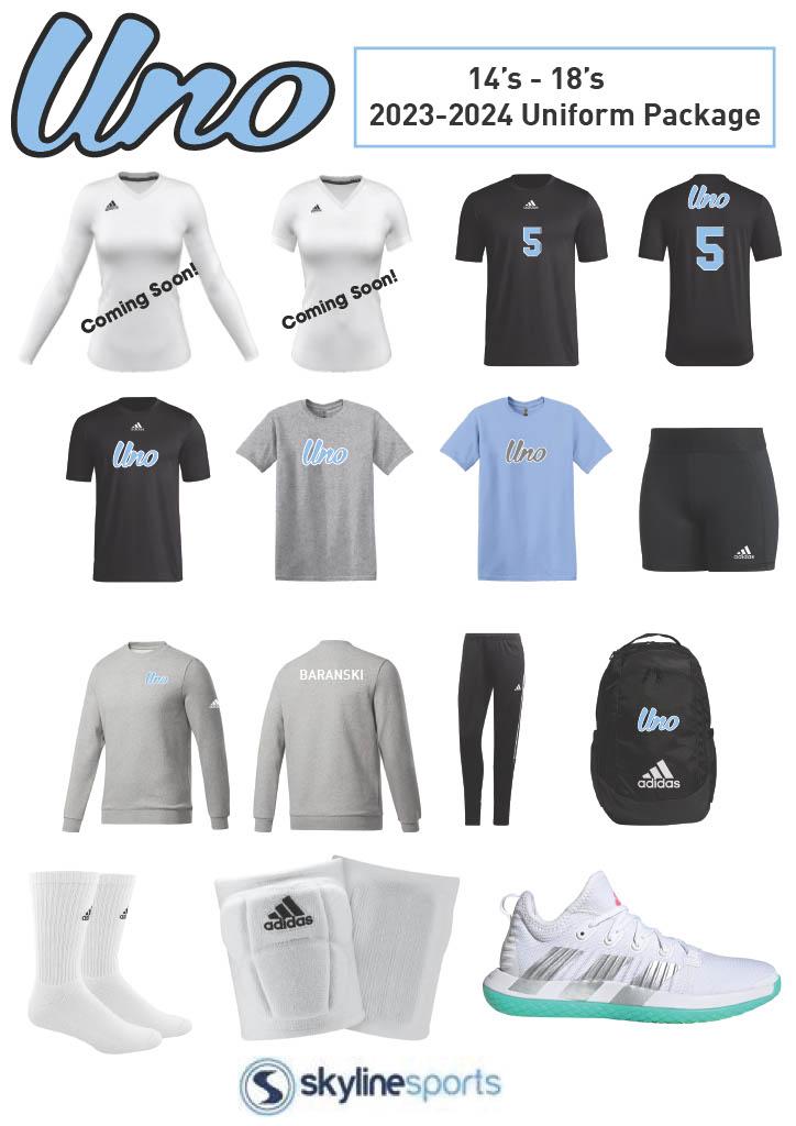 Welcome | 2024 Girls 14-18s Uniform Registration | Uno Volleyball Club