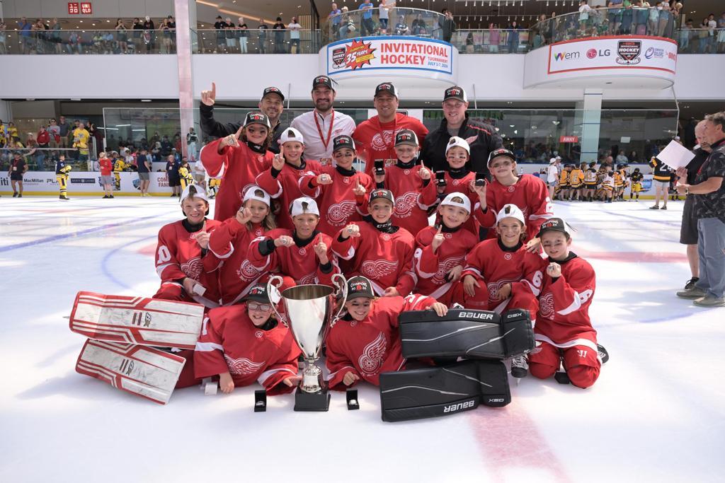 Detroit Jr Red Wings Win 2024 Brick Invitational!