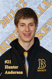 Burnsville - 2011-2012 Regular Season - Roster - #21 - Hunter Anderson - F