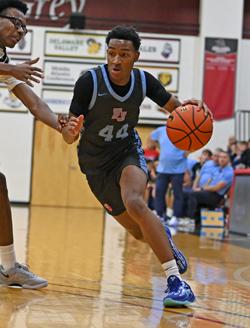 Derrick Morton-Rivera's star turn arriving for Father Judge