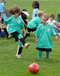 Kindergarten Soccer in Madison