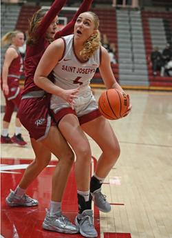 Brugler, Ziegler dominate as St. Joe's WBB wins opener